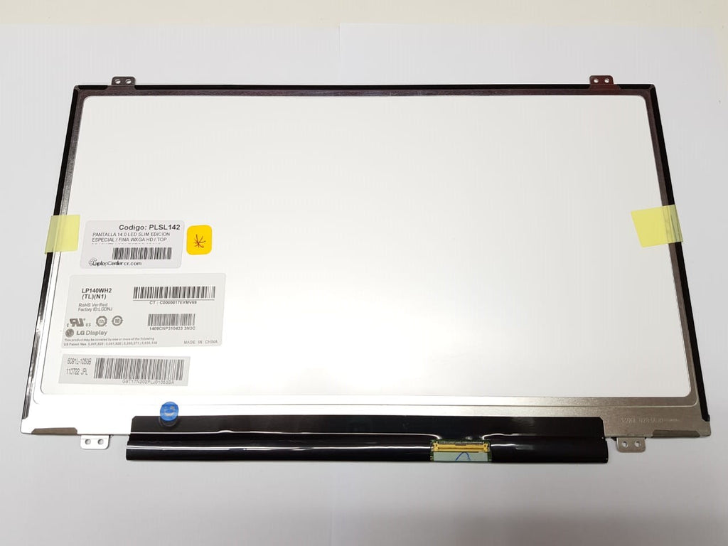 PANTALLA 14.0 LED SLIM EDICION ESPECIAL LP140WH2(TL)(N1) / FINA WXGA H ...